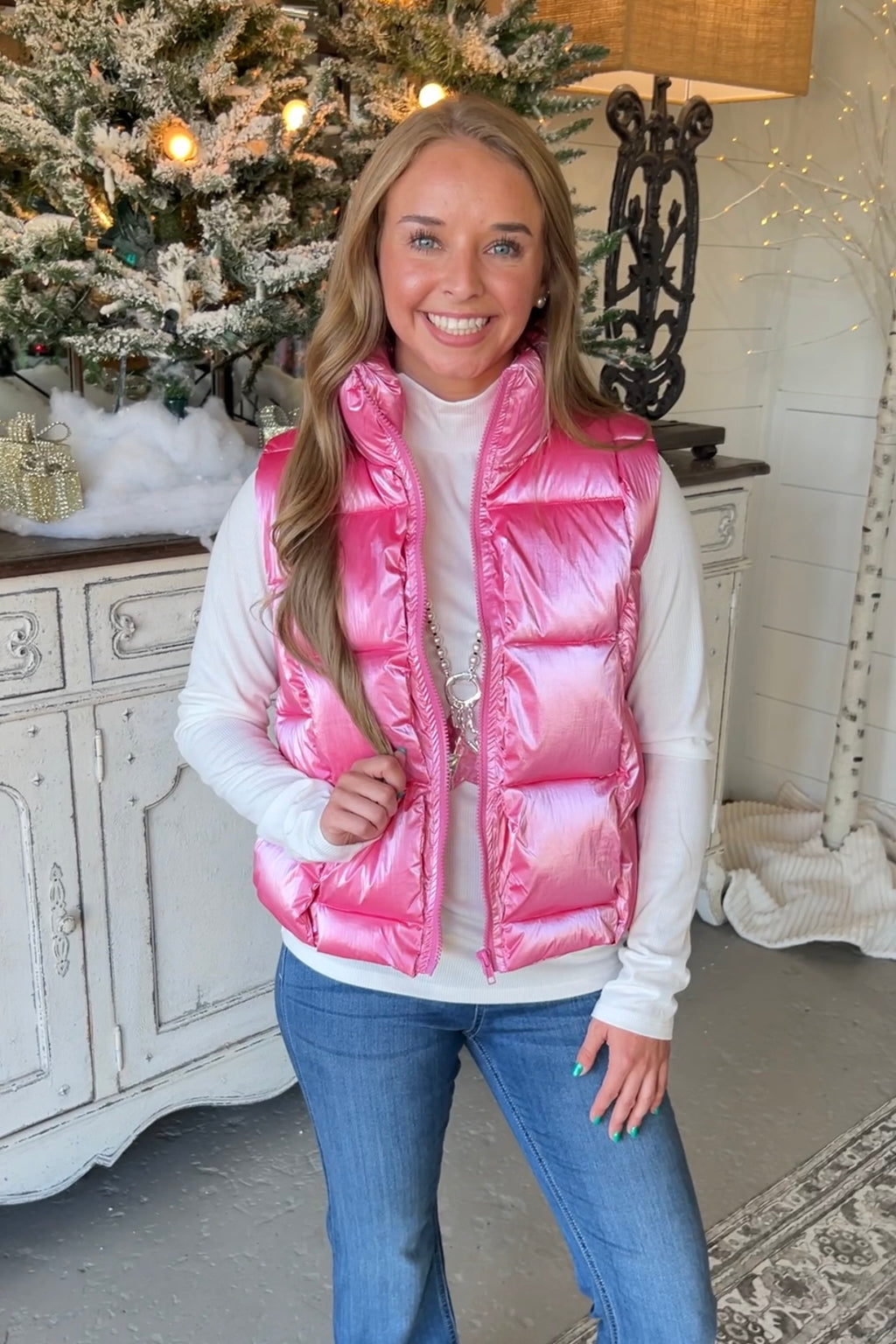 Stroll Vest Pink – carol's boutique