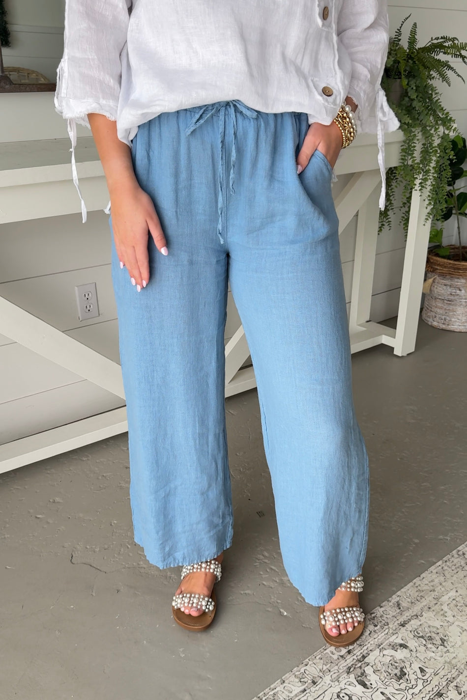 Tracker Pants Blue – carol's boutique