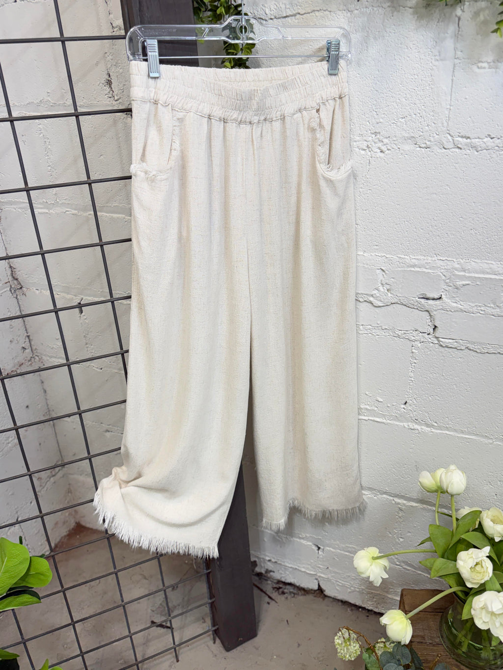 Beachcomber Pant Oatmeal by Umgee – carol's boutique